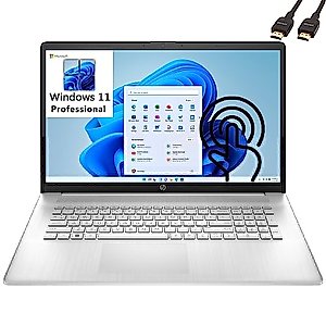 HP 2023 Envy 17 17.3" Touchscreen FHD Business Laptop, 12th Gen Intel 12 Cores i7-1260P, 64GB DDR4 RAM, 2TB PCIe SSD, WiFi 6, Bluetooth 5.3, Backlit Keyboard, Windows 11 Pro, BROAG Extension Cable