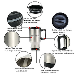 SCSF You're My Person Travel Coffee Mug Stainless Steel Travel Tea Cup 14 Ounce