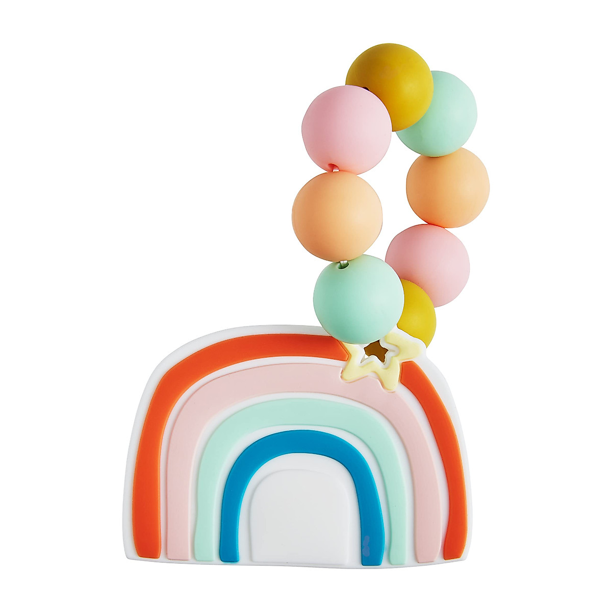 Mud Pie Rainbow Teether, Red