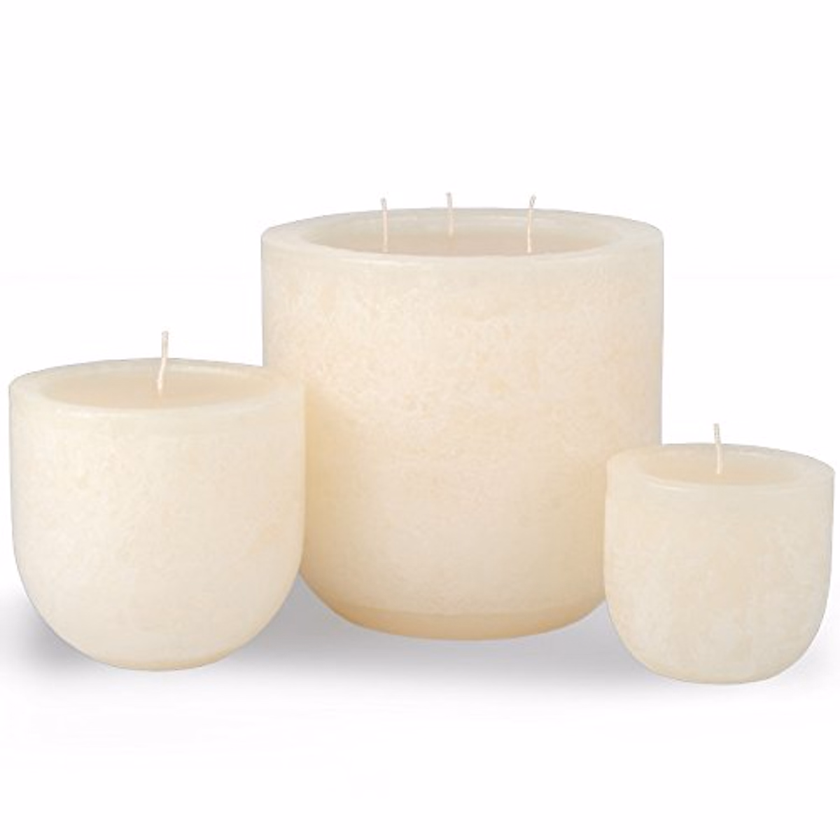 Vance Kitira Timber Goblet Candle (3.25, Melon White)