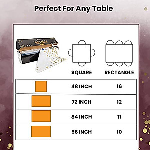 Plastic Gold Star Tablecloth Roll 54" x 98 ft Round Rectangle Square Tables Picnic Camping Party Table Cloths Disposable Tablecloths for Parties Birthdays Weddings Twinkle Little Stars Tables Cover