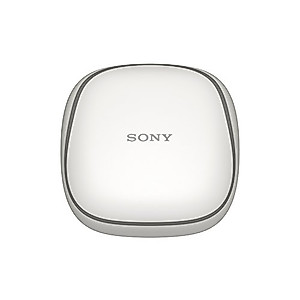 Sony WF-SP700N/W True Wireless Splash-Proof Noise-Cancelling Earbuds with Built-In Microphone (White), 5 x 2.4 x 6 inches