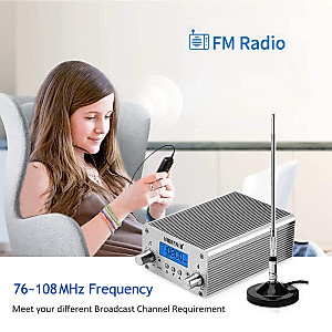 NIORFNIO 15W Fm Transmitter - Bluetooth Wireless Stereo Broadcasting Range 87-108mhz Transmitter, Used in Churches, Cars, Shopping Malls, Lecture Halls, Private Radio Stations