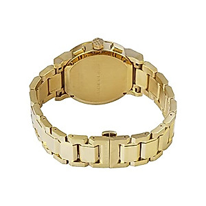 BURBERRY BU9753 Women's Gold Stainless Steel Strap Watch