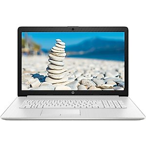 HP 2022 17.3" HD+ Display Laptop, 11th Gen Intel Core i3-1115G4(Up to 4.1GHz, Beat i5-1030G7), 16GB DDR4 RAM, 1TB HDD+128GB PCIe SSD, BluetoothI, Webcam, Windows 11, Silver, w/ 3in1 Accessories