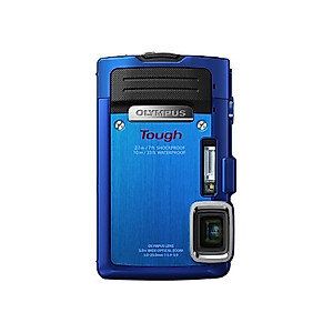 Olympus Stylus TG-830 iHS Digital Camera with 5x Optical Zoom and 3-Inch LCD (Blue) (Old Model)