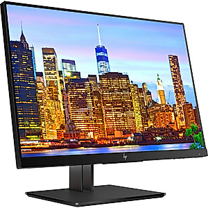 HP Z24i G2 24 Inch 1920 x 1200 IPS LED Backlit Monitor (1JS08A8#ABA) 2-Pack Display Bundle with Desk Mount Clamp Fully Adjustable Dual Monitor Stand