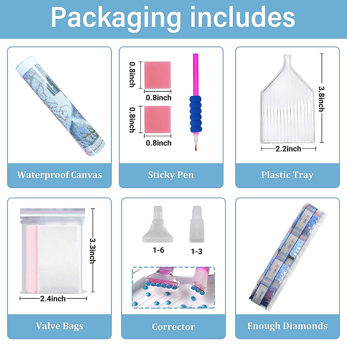 hkejoi Large Size Christmas Diamond Art Kits for Adults-Large Christmas Diamond Painting Kits for Adults,Christmas Gem Art Kits for Home Wall Decor(15.7x27.5inch)