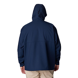 Columbia Men's Ascender Hooded Softshell Jacket, Collegiate Navy, X-Large