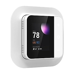 Vine 4 Inches Full Touch Screen TJ-560 Programmable Smart Wi-Fi Thermostat for Home with App Control, Energy Saving, Easy Installation, Compatible with Alexa and Google Assistant, White