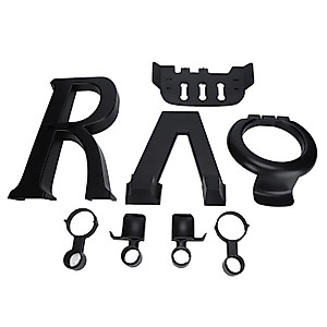 CHICIRIS VR Headset Stand and Controller Holder, Portable VR Headset Stand Compatible Easy to Install with a Stable Base for Rift S for Vive for Quest 2(Black)