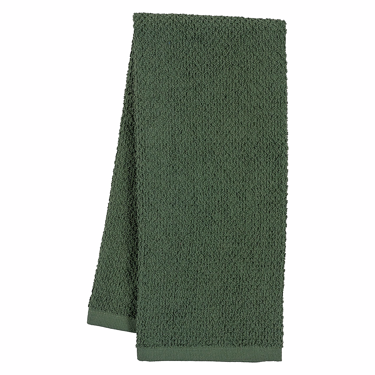 KAF Home Ayesha Curry Mixed Utility Kitchen Towel Set | Set of 6 Mixed Terry Kitchen Towels | Absorbent Kitchen Towels Perfect for Spills, Drying Dishes, Cooking, and Any Household Mess (Green)