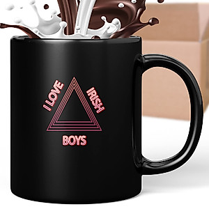 Humorous Gift Coffee Mug I Love Irish Boys Cute Funny Shamrock St. Patricks Day 775021