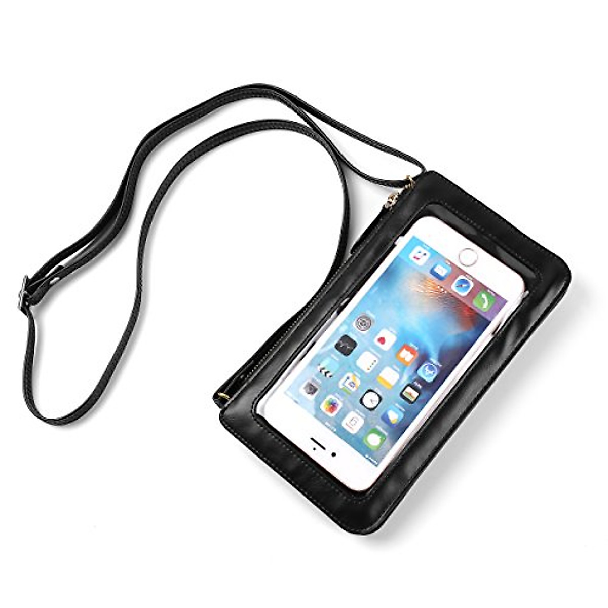 Shoulder Cross-Body Cell Phone Touch-Screen Pouch Bag Case for Motorola Moto G Pure, G Power G Stylus (2022), G Play, E7, G 5G G9 Plus Play, One 5G UW, One 5G ace, G8 Power