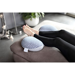 Babymoov Mom & Baby Pillow | Ultra Soft Cushion for Sleeping, Reading, Leg Support, Pregnancy, Nursing & Breastfeeding Gray 22x12x6.5 Inch (Pack of 1)