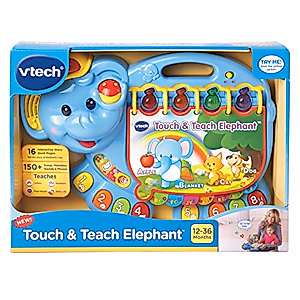 VTech Touch and Teach Elephant Book , Blue
