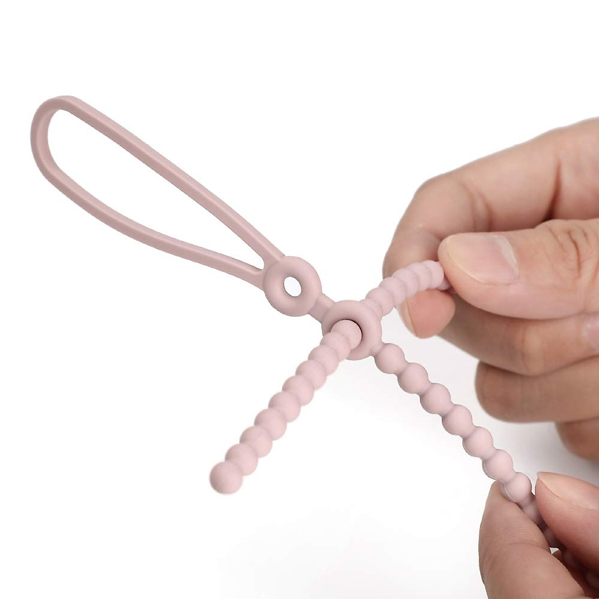 haakaa Silicone Strap Suitable for Gen.1/2/3 Manual Breast Pump Prevent Breast Pump from Falling off During Use (Blush Color) -1pc