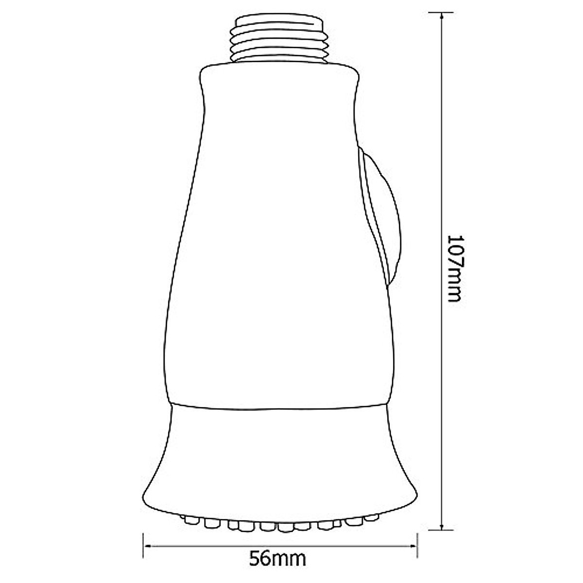 Weirun Replacement Universal Sprayer Pull Out Spray Head for Kitchen Sink Pull-Down Faucet 1/2-Inch IPS Connector 2-Function, Brushed Nickel