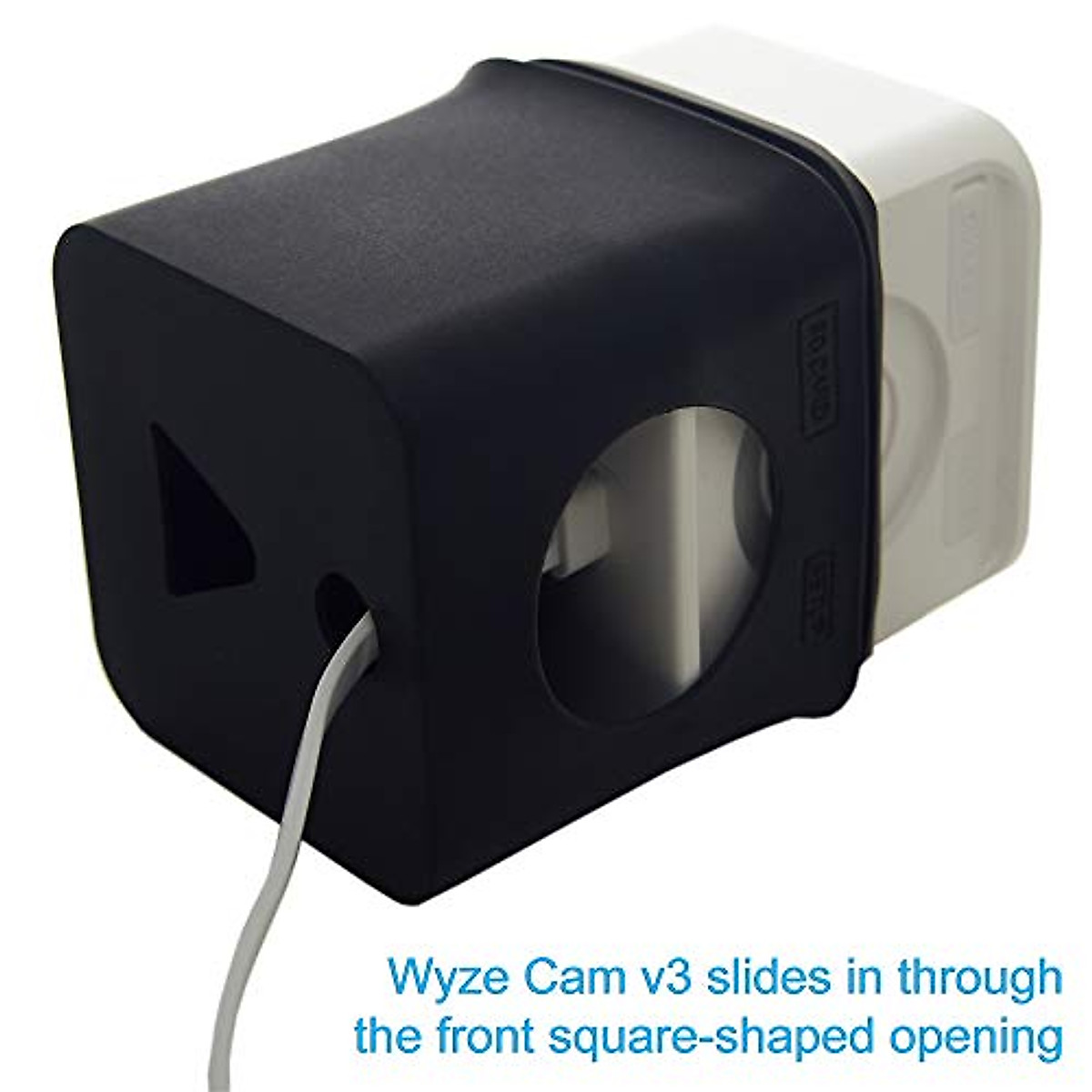 Full-Wrap Silicone Skin for Wyze Cam v3 and Wyze Cam v3 Pro – Protect Every Side of Your Camera with This Premium Silicone Cover (Does NOT Fit Wyze Cam Pan / V2 / Outdoor)