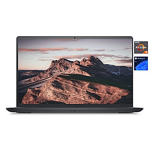 Dell Inspiron 3515 Business Laptop, 15.6''HD Display, AMD Ryzen 5 3450U, Windows 11 Pro, 16GB RAM, 512GB SSD, HDMI, Wi-Fi, Bluetooth, Long Battery Life, SD Card Reader, Carbon Black