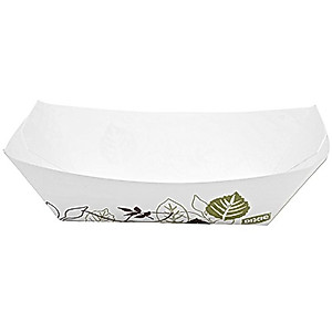 Dixie 2lb Polycoated Paper Food Tray by GP PRO (Georgia-Pacific), Kant Leek, Pathways, 2lb, KL200PATH, 1,000 Count (250 Trays Per Pack, 4 Packs Per Case)