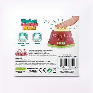 BEST LEARNING Whack and Learn Mole - Educational Interactive Light-Up Toy for Infants Babies Toddlers for 6 Month and up - First Baby Boy or Baby Girl Birthday Gift