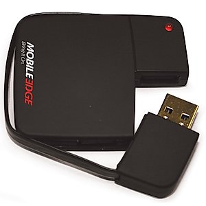 Mobile Edge 4 Port USB Hub Push Button Connector for Laptops and Desktops MEAH02