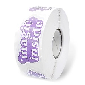 Muminglong 1.5 Inch Magic Inside Sticker,Thank You Sticker, Small Business, Handmade Sticker,Packaging Sticker, 500 PCS