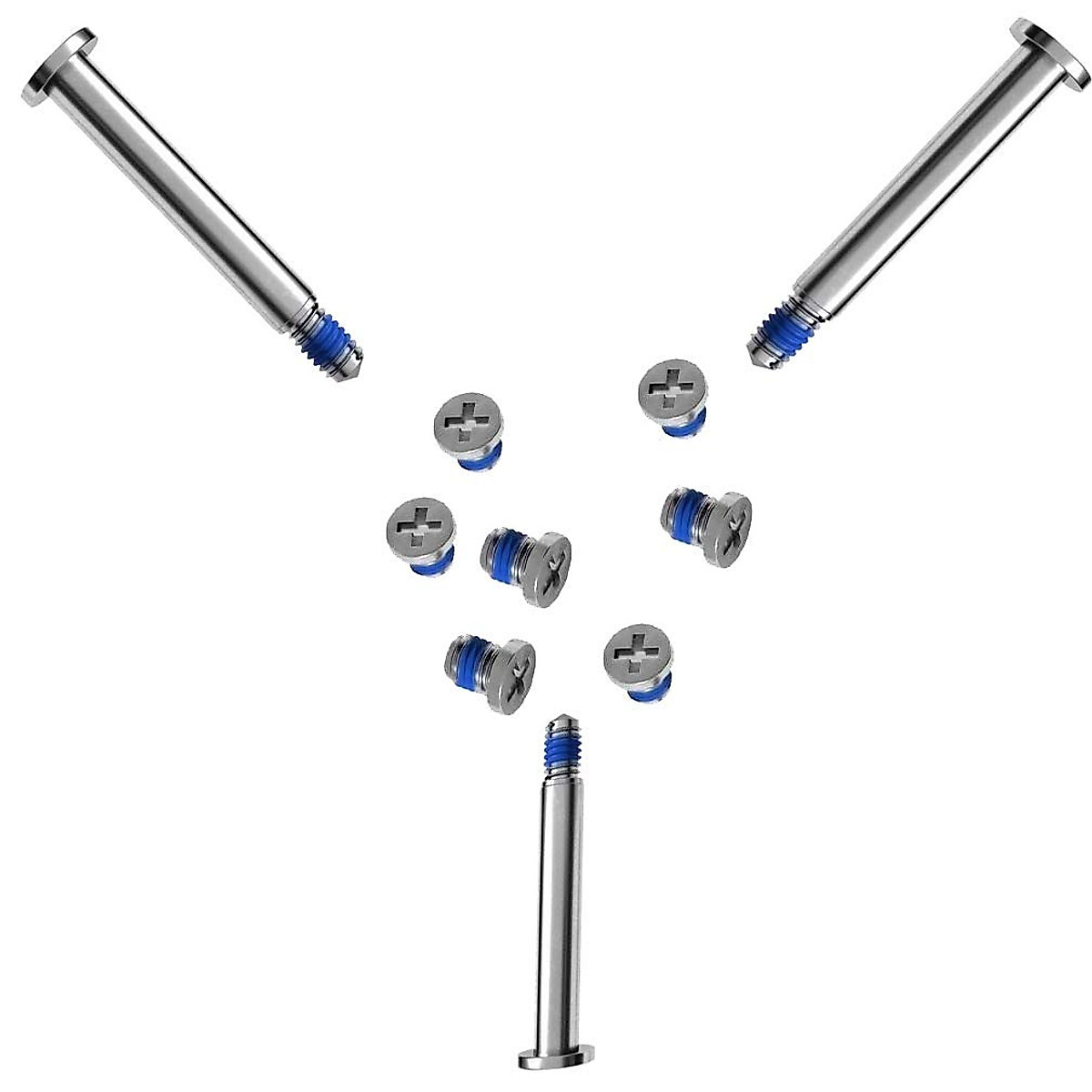 Replacement Screws Set for MacBook Pro 13 15 17inches A1278 A1286 A1297 2009 2010 2011 2012, 10pcs Unibody Bottom Case Cover Phillips Repair Replacement Notebook Laptop PC Computer Screw