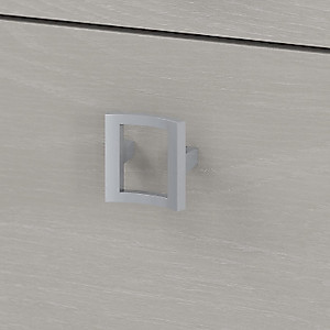 Office by kathy ireland KI60201-03 Echo 3-Drawer Mobile File Cabinet, Letter, Gray Sand, 16-Inch