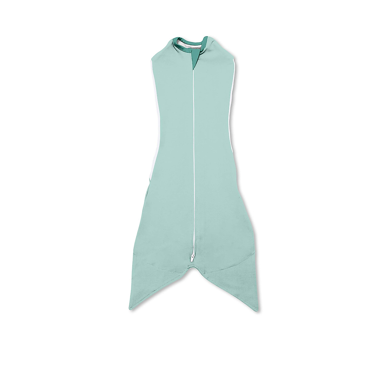 SwaddleMe Room to Grow Pod – 0-6 Months, 1-Pack (Teal Waves) Expandable Baby Swaddle Grows with Baby and Helps Prevent The Startle Reflex for Comfortable Sleep