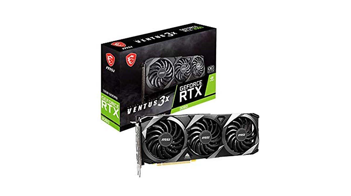 MSI Gaming GeForce RTX 3060 12GB 15 Gbps GDRR6 192-Bit HDMI/DP PCIe 4 ...