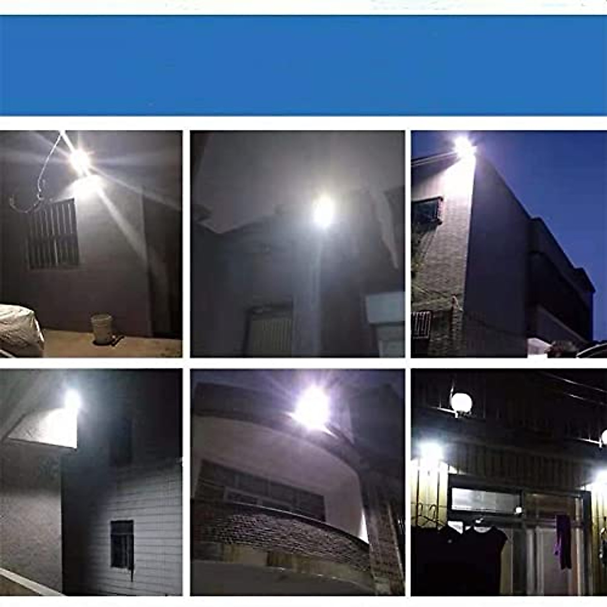 N / B Solar Lights Outdoor, 98 Large Lamp Beads, Intelligent Lighting Control, Energy Saving and Waterproof, with Remote Control, for Home, Garden, Yard, Patio