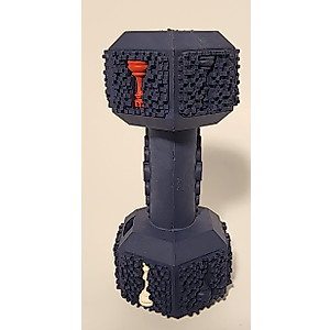 Atlantic Animals Dumbbell Chew Toy for Dogs - Versatile Medium Dog Teeth Cleaning Toy, PET Toy, Interactive Play & Dental Health Promotion - All Breed Sizes (Blue)