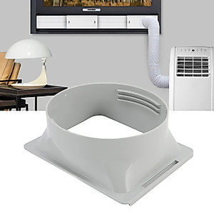 Tnfeeon 5.9 Inch Portable Air Conditioner Exhaust Hose Coupler Window Adapter AC Unit Tube Connector Mobile Air Conditioning Accessories & Parts Window Adapter to Round Window Adapt
