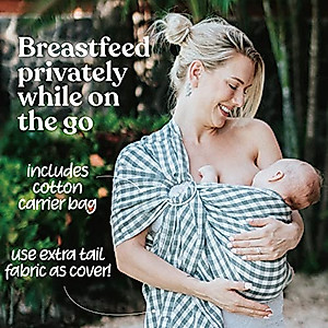 Nalakai Ring Sling Baby Carrier. Eco-Friendly, Soft Bamboo and Linen Baby Sling, Baby Wrap. Comfort, Style, and Giving Back - Carry Your Little One with Love
