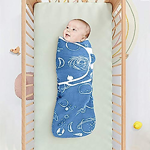 Lekebaby Baby Swaddle Blanket for Baby Boy Girl Newborn Swaddle Blankets 3-6 Months, 100% Cotton Swaddling Blankets Wrap Sack for Newborn Babies,3 Packs