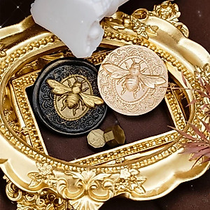 Bee Wax Seal Stamp 3D Embossed Bee Stamp Sealing Kit for Wedding Letter Invitation Sealing DIY Decoration