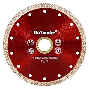 Super Thin 7" Diamond Ceramic Saw Blade Porcelain Cutting Blade for Cutting Ceramic Or Porcelain Tile