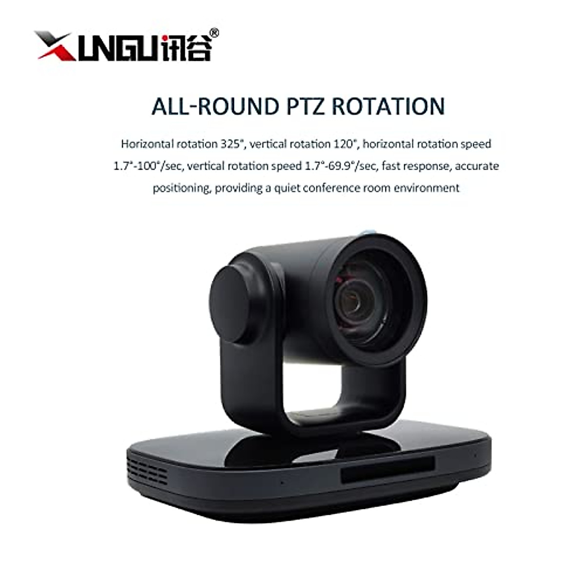 NDI PTZ Camera, 20X-NDI Conference Camera HDMI 3G-SDI LAN POE 4K 60FPS Broadcast Live Streaming NDI Camera for Church Supports vMix OBS