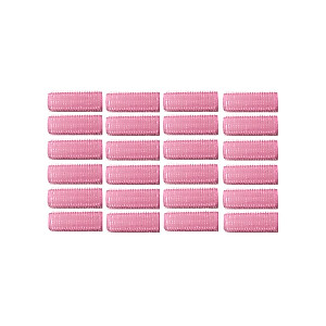 Small Cling Hair Rollers Self Grip Hair Rollers Pro Salon Hairdressing Curlers Assorted Colors -12PC