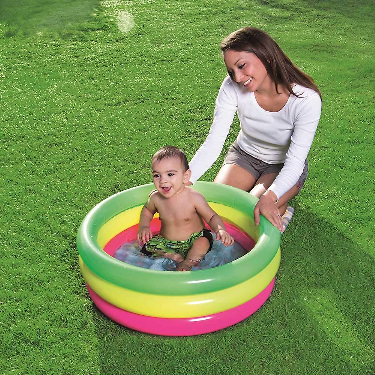Bestway Summer Paddling Pool, 70 x 24 cm, Round, Multicoloured, from 2 Years