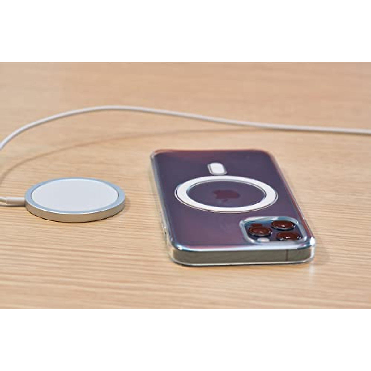 [2 Pack] Magnetic Wireless Charger Compatible with MagSafe. Fast and Convenient Charging. Works with iPhone 12/13/14 Series.