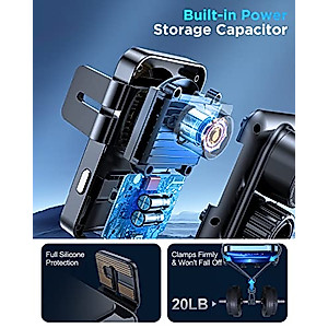 Wireless Car Charger, Cup Holder Wireless Charger, Tollefe 15W Qi Fast Charging Phone Holder, Auto Clamping Height Adjustable Non-Shaking Phone Mount for iPhone 14 13 12 Pro Max X XR, Samsung S22 S21