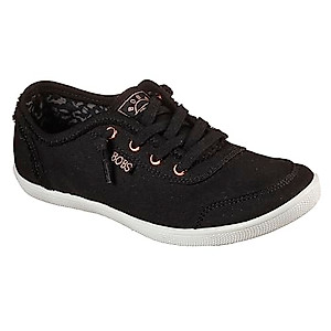 Skechers womens Bobs B Cute Sneaker, Black, 7 US