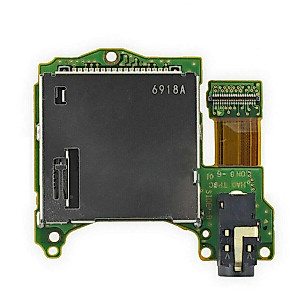 HAC-001 Card Slot Reader Game Cartridge Tray Connector Headphones Jack Port Replacement for Nintendo Switch Repair Part