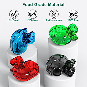 Mspan Electric Toothbrush Cover Cap: Brush Head Protector Cute Plastic Clip Pod - Toothbrush Travel Case for Traveling & Home - 8 Packs