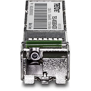 TRENDnet SFP to RJ45 Dual Wavelength Single-Mode LC Module, TEG-MGBS40D5, Must Pair with TEG-MGBS40D3 or a Compatible Module, Up to 40km (24.9 miles), Standard SFP Slot Compatible, Lifetime Protection