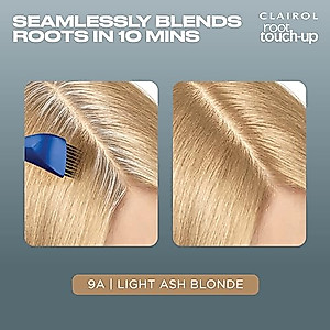 Clairol Root Touch-Up by Nice'n Easy Permanent Hair Dye, 9A Light Ash Blonde Hair Color, Pack of 2