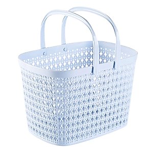 Bagmrteho Portable Shower Caddy Basket,Portable Shower Caddy Tote Plastic Storage Basket with Handle Box Organizer Bin for Bathroom,Pantry,Kitchen,College Dorm,Closet,Garage